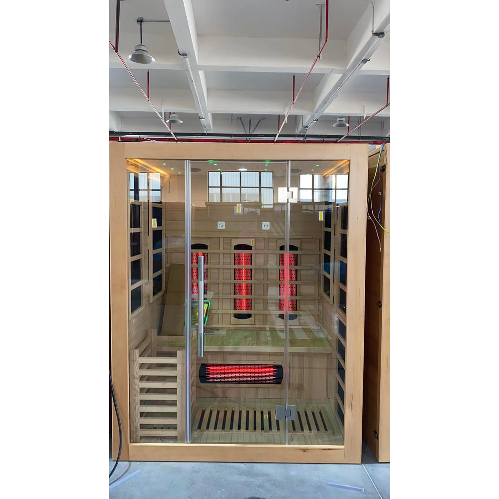 SAUNASNET® Traditional Steam And Far Infrared Indoor Sauna Room Dual S